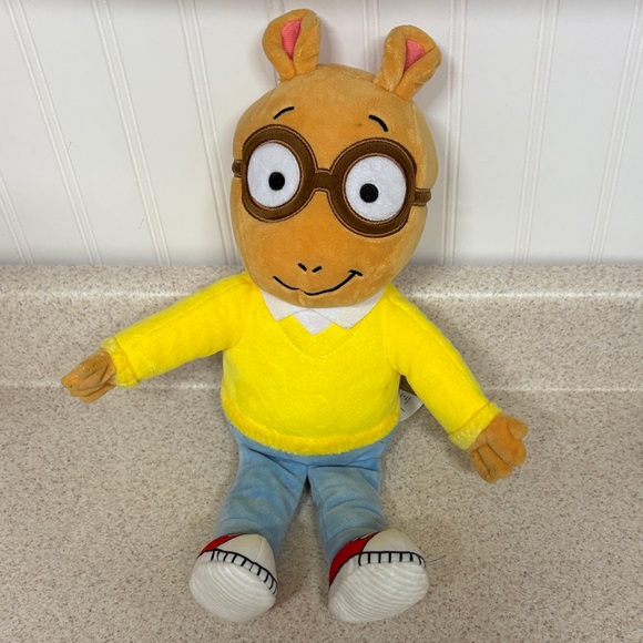 Toys | Arthur Plush Toy Yellow And Blue | Poshmark